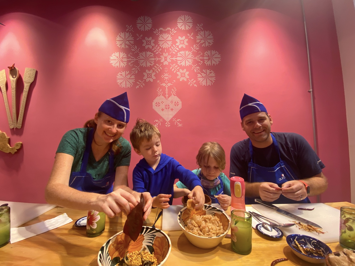 Family Cooking Class in Mexico City at Aura Cocina Mexicana